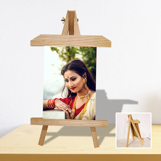 Wood Stand Photo Frame - Personalized Gift Shop in Bangladesh
